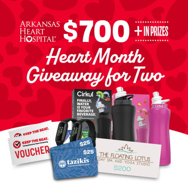 Better Together: Heart Month Giveaway - Arkansas Heart Hospital