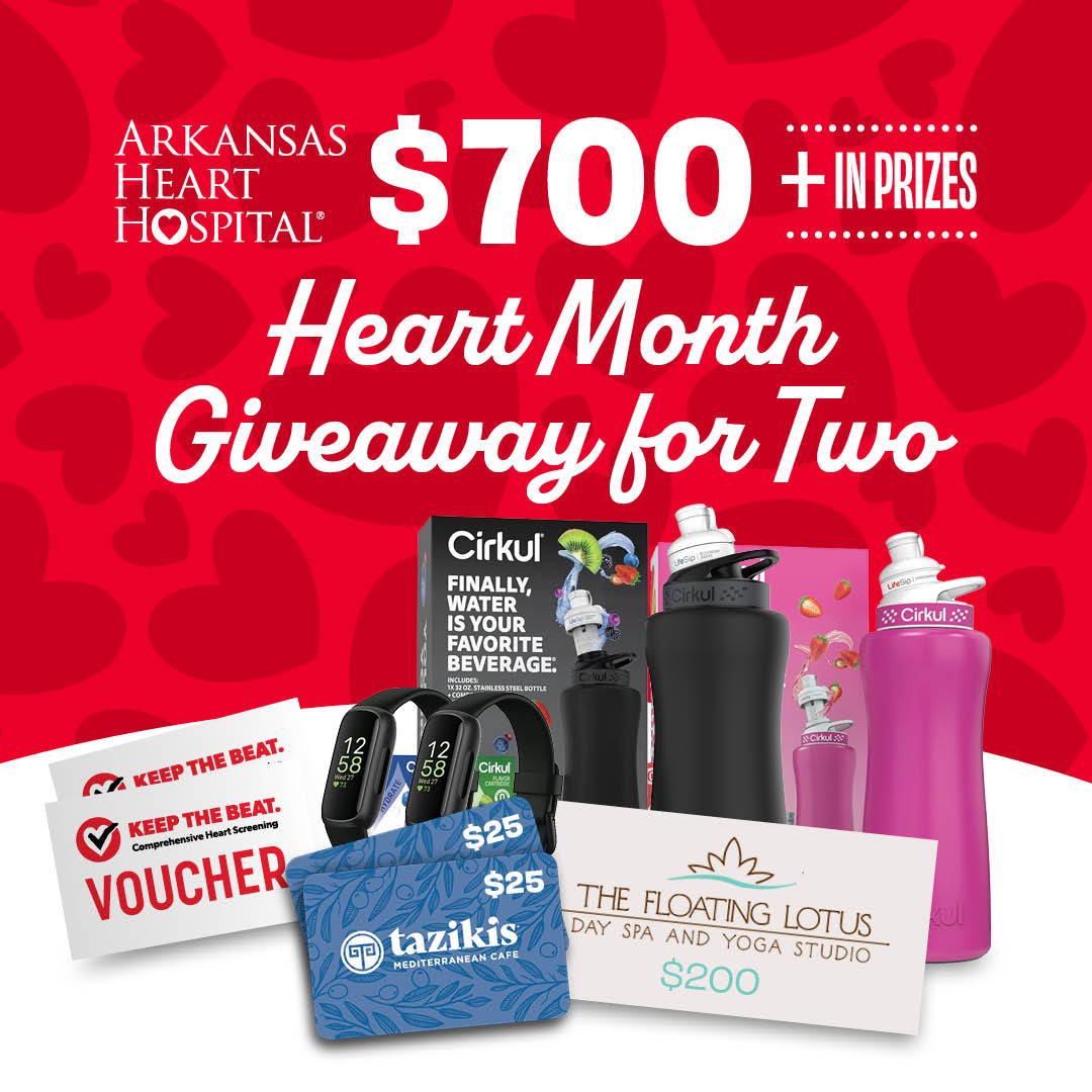 Better Together: Heart Month Giveaway - Arkansas Heart Hospital